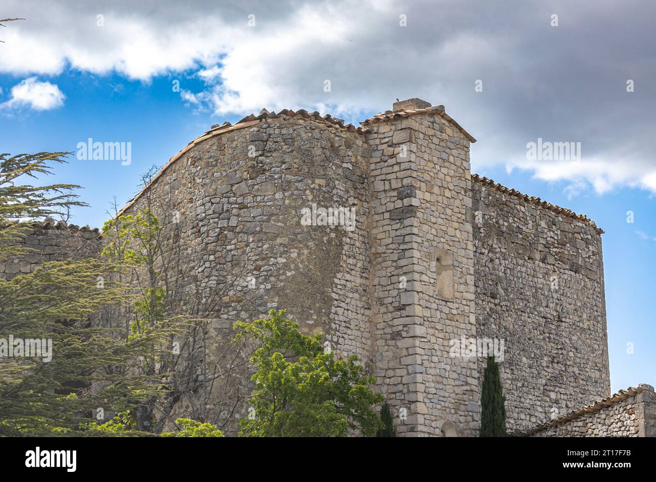 castle in Vaucluse Stock Photo - Alamy