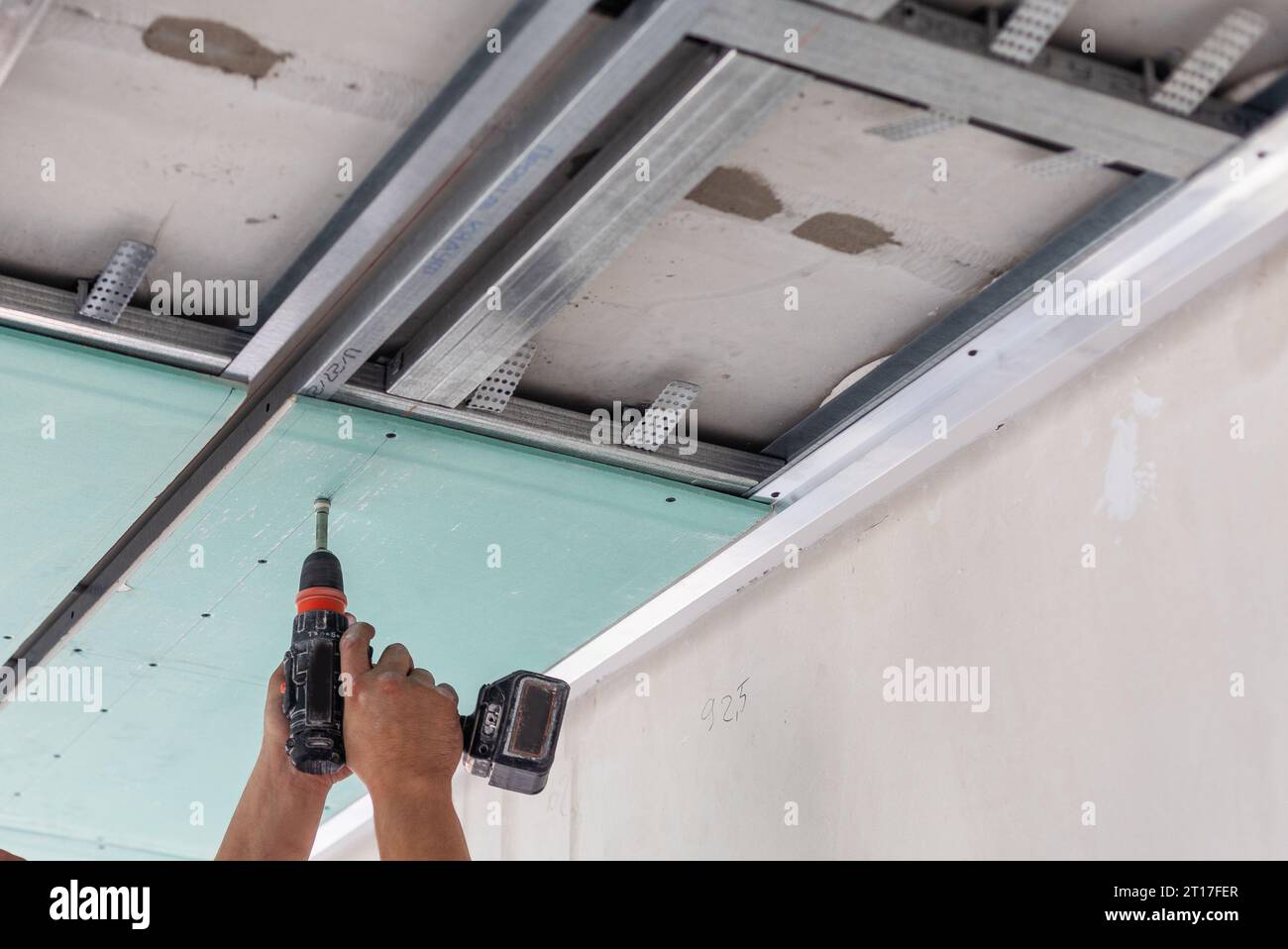 Bottom of the frame mounted ceiling Stock Photo - Alamy