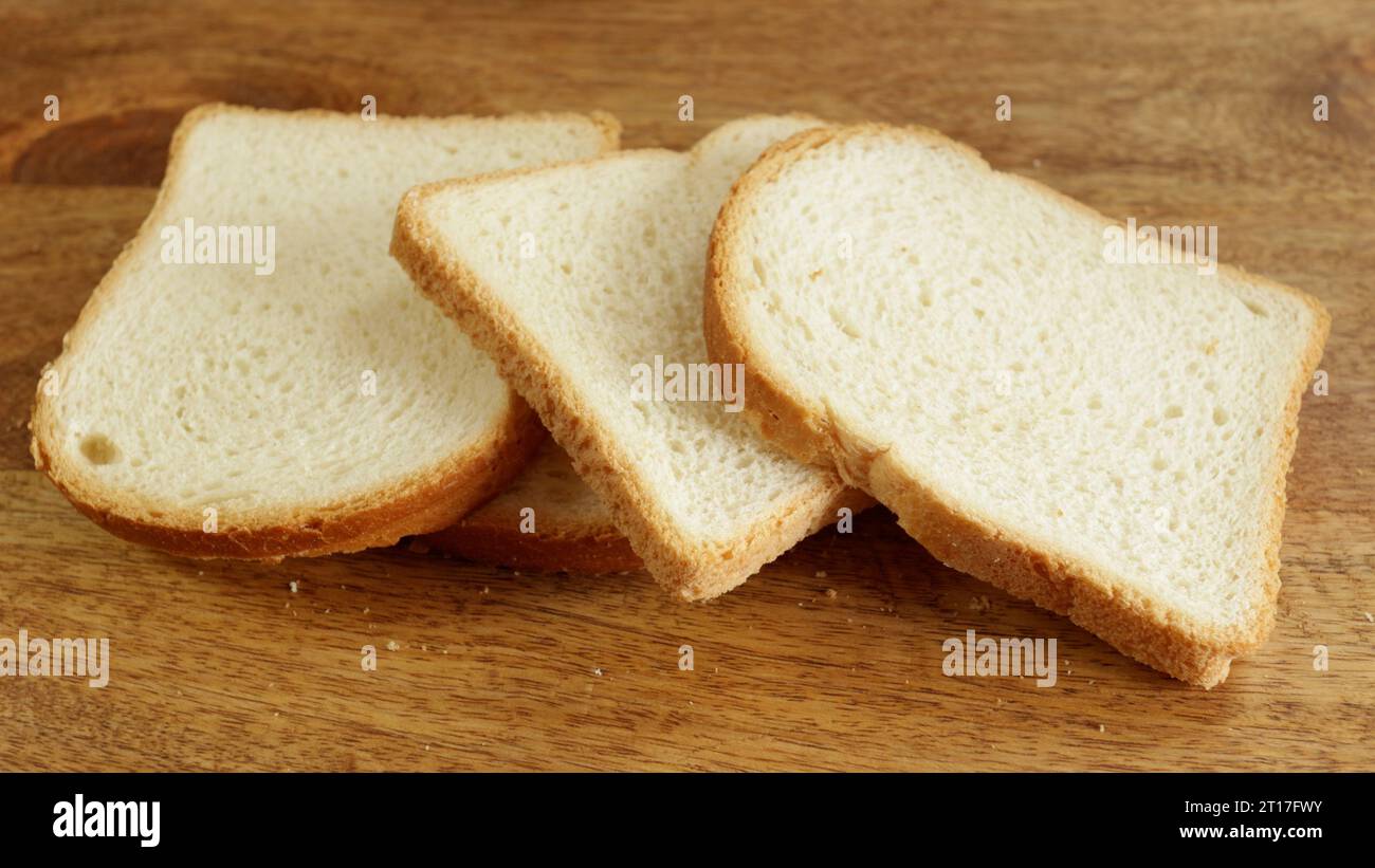 slices of sandwich bread close-up Stock Photo - Alamy