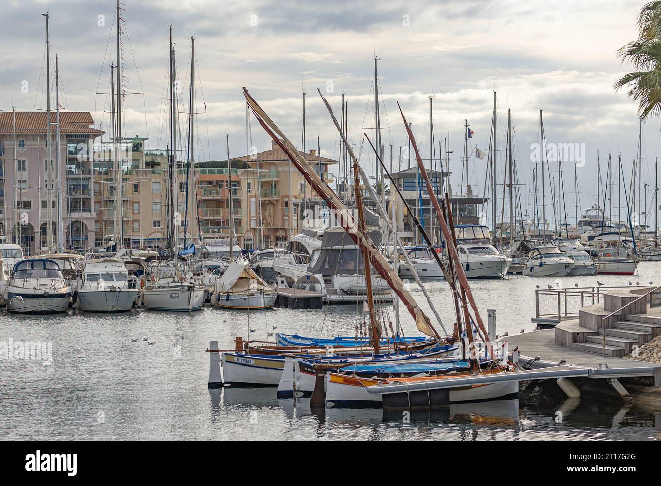 Port of the city of Saint-Raphael (Var, France Stock Photo - Alamy