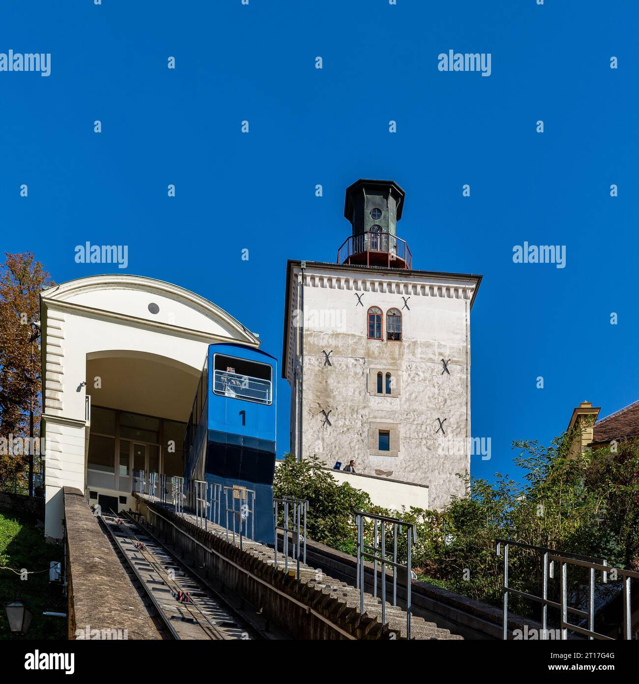 Zagreb Funicular the shortest funicular in the world with 66 meters ...