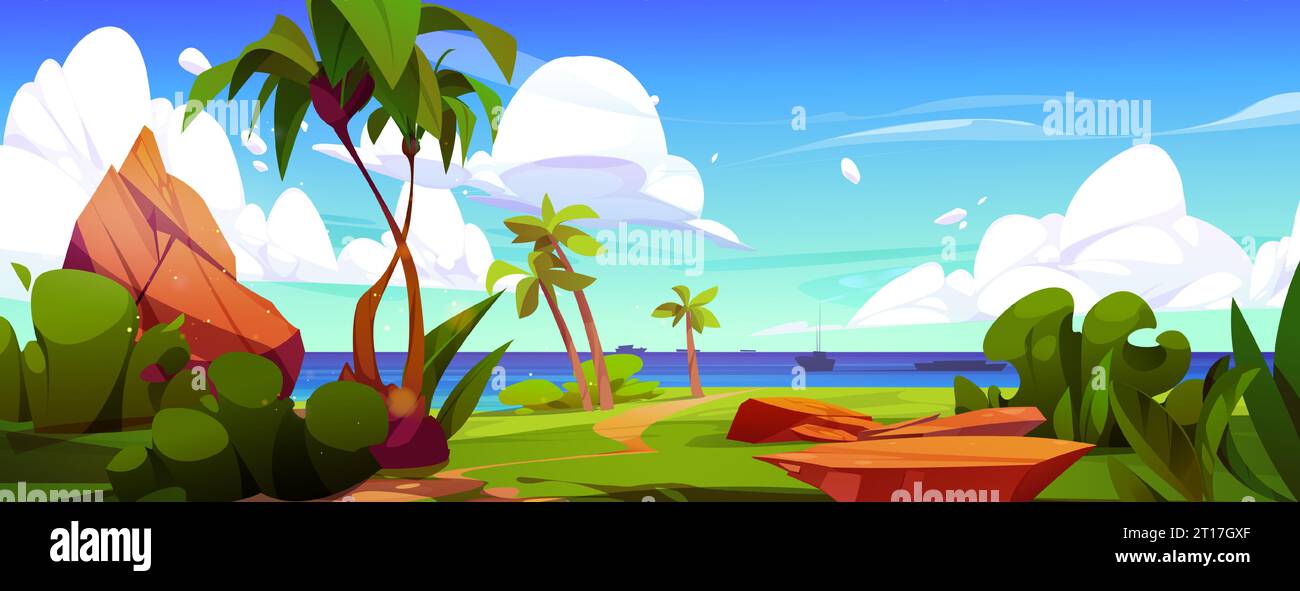 Cartoon sea hi-res stock photography and images - Alamy