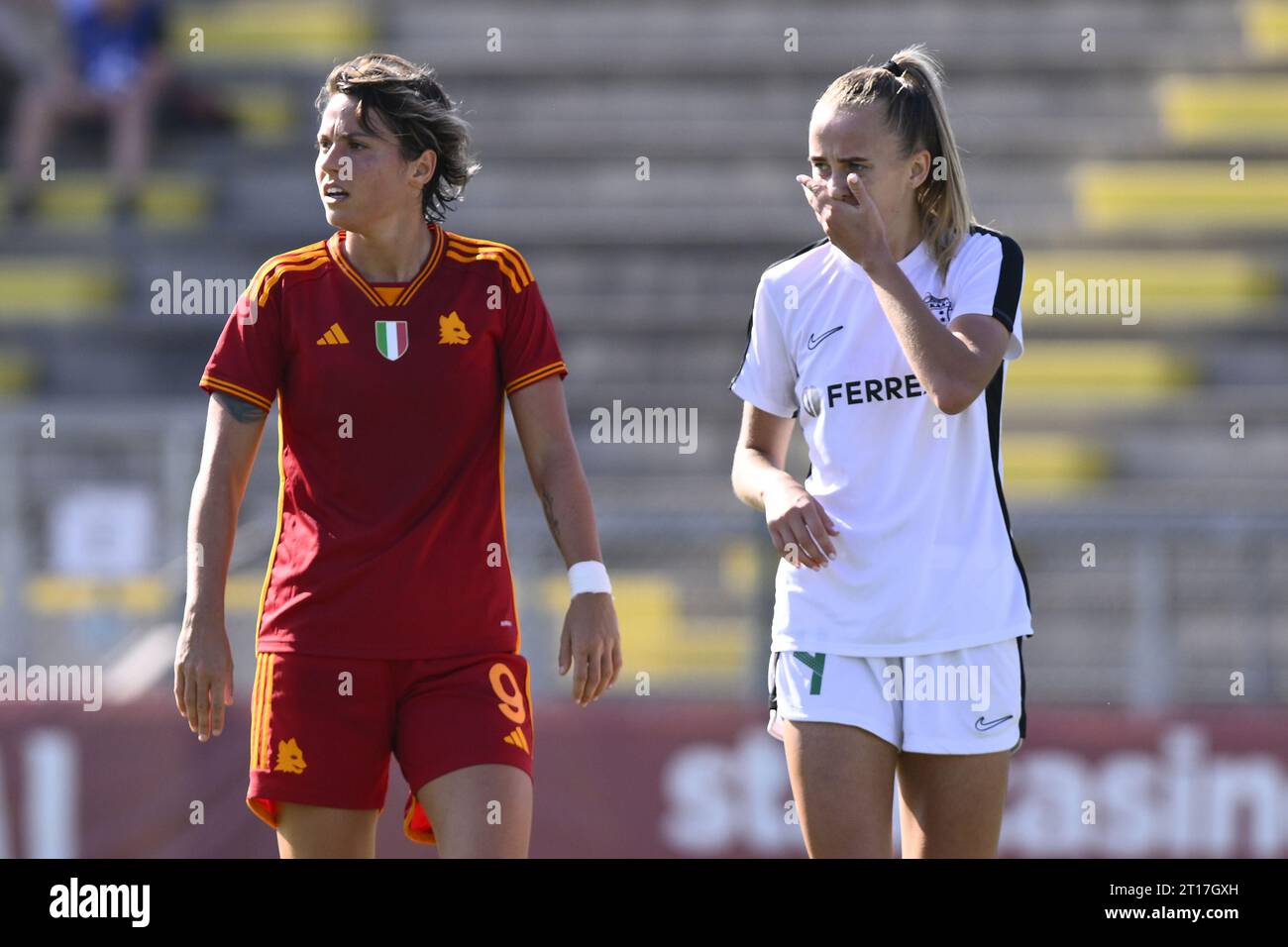Rome, Italy. 11th Oct, 2023. Valentina Giacinti of A.S. Roma Women and ...