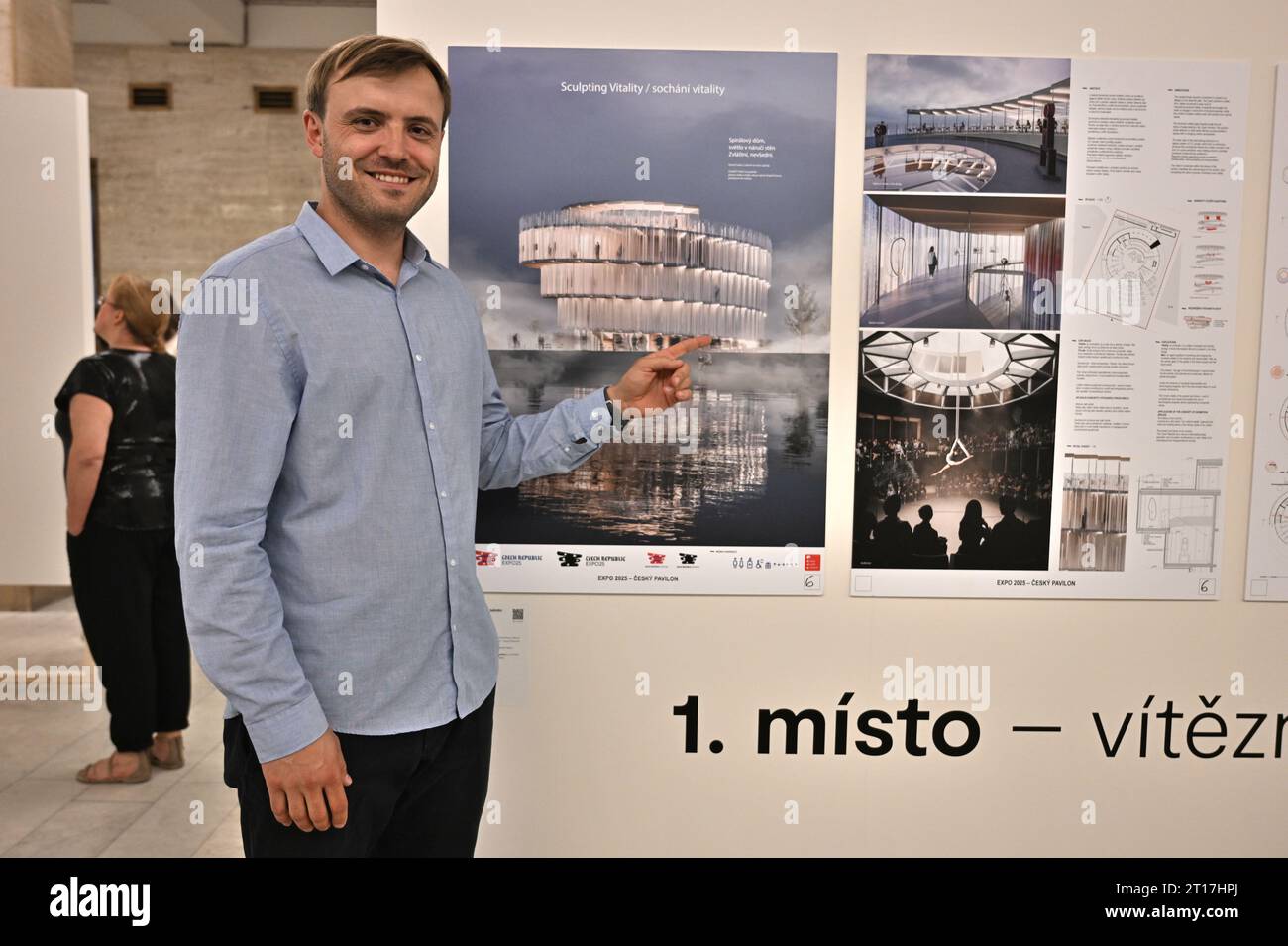 Prague, Czech Republic. 11th Oct, 2023. Architect Michal Gabas of ...