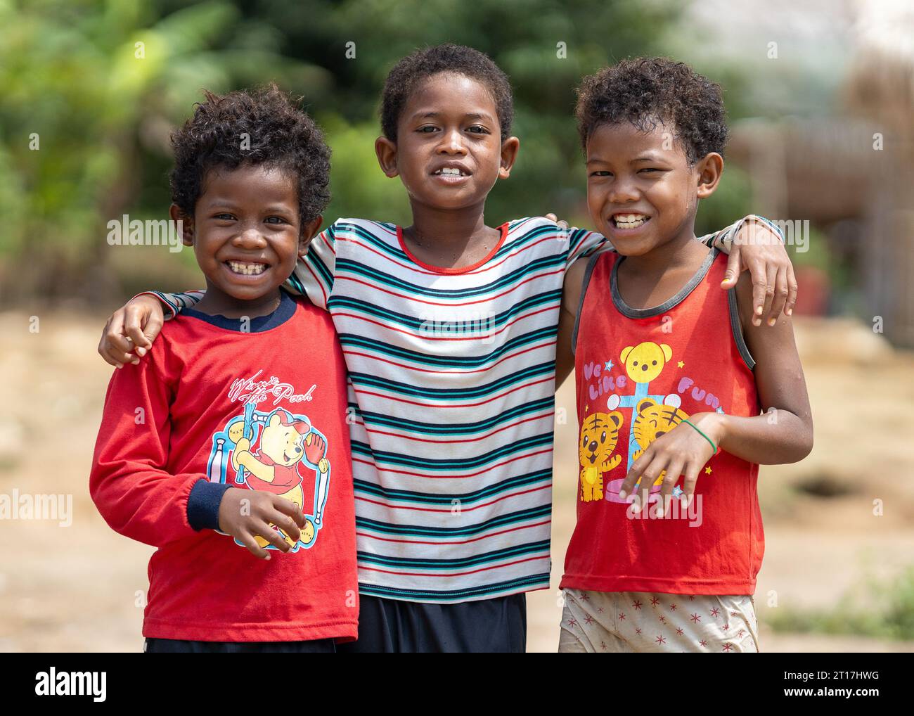 Indigenous kids in Royal Belum forest located at Perak state of ...