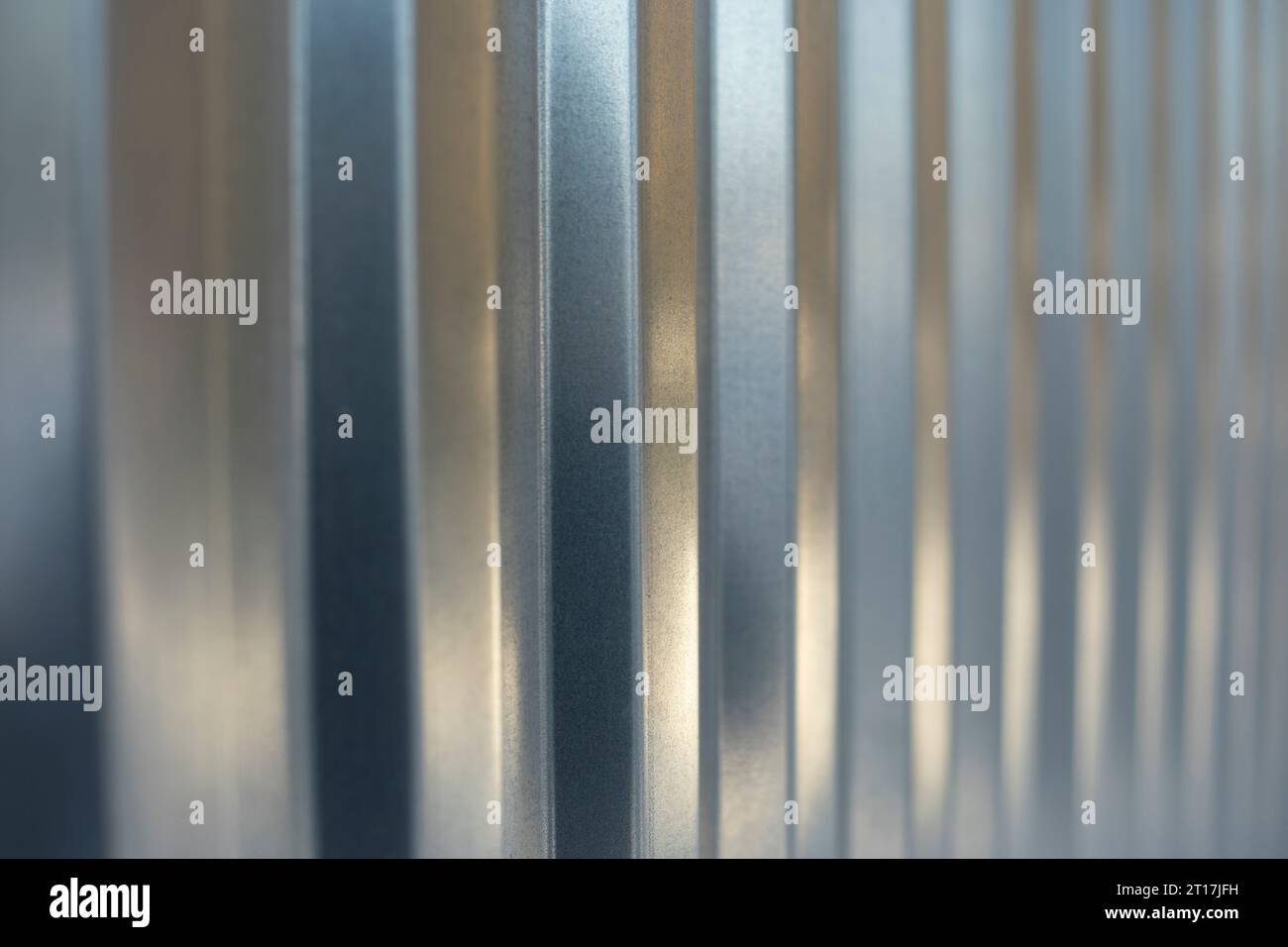 Steel fence. Profile Sheet Texture. Metal Surface. Ribbed Fence Stock ...