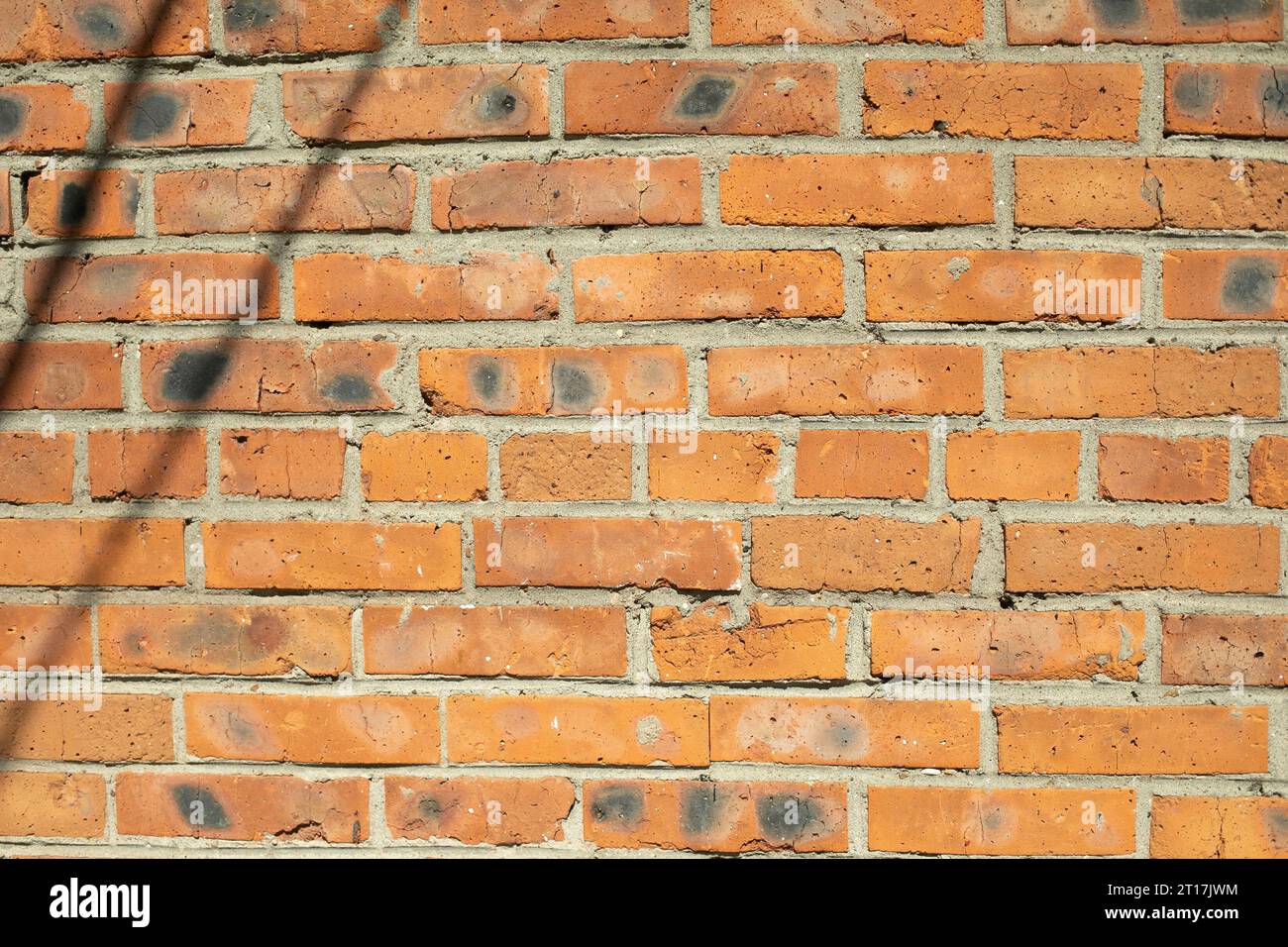 Brick wall. Red brick. Wall details. Old building Stock Photo - Alamy