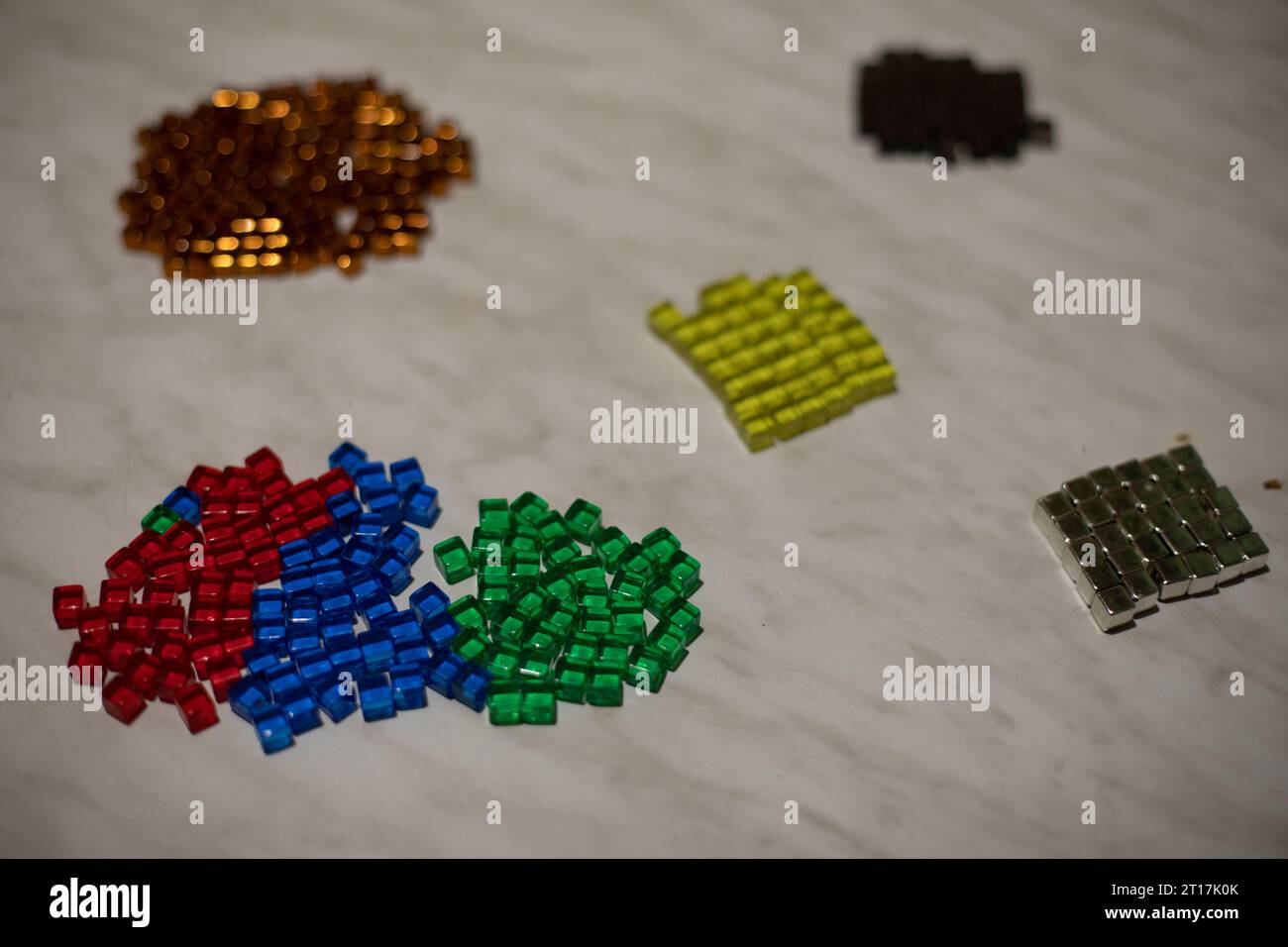 Board game chips cubes hi-res stock photography and images - Alamy