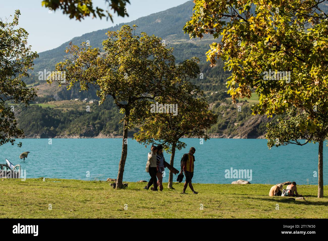 Lac de Serre-Poncon, french alps Stock Photo - Alamy