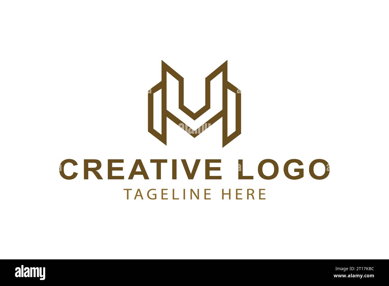 Letters logo Initials M, M U. monogram logo concept. simple design ...