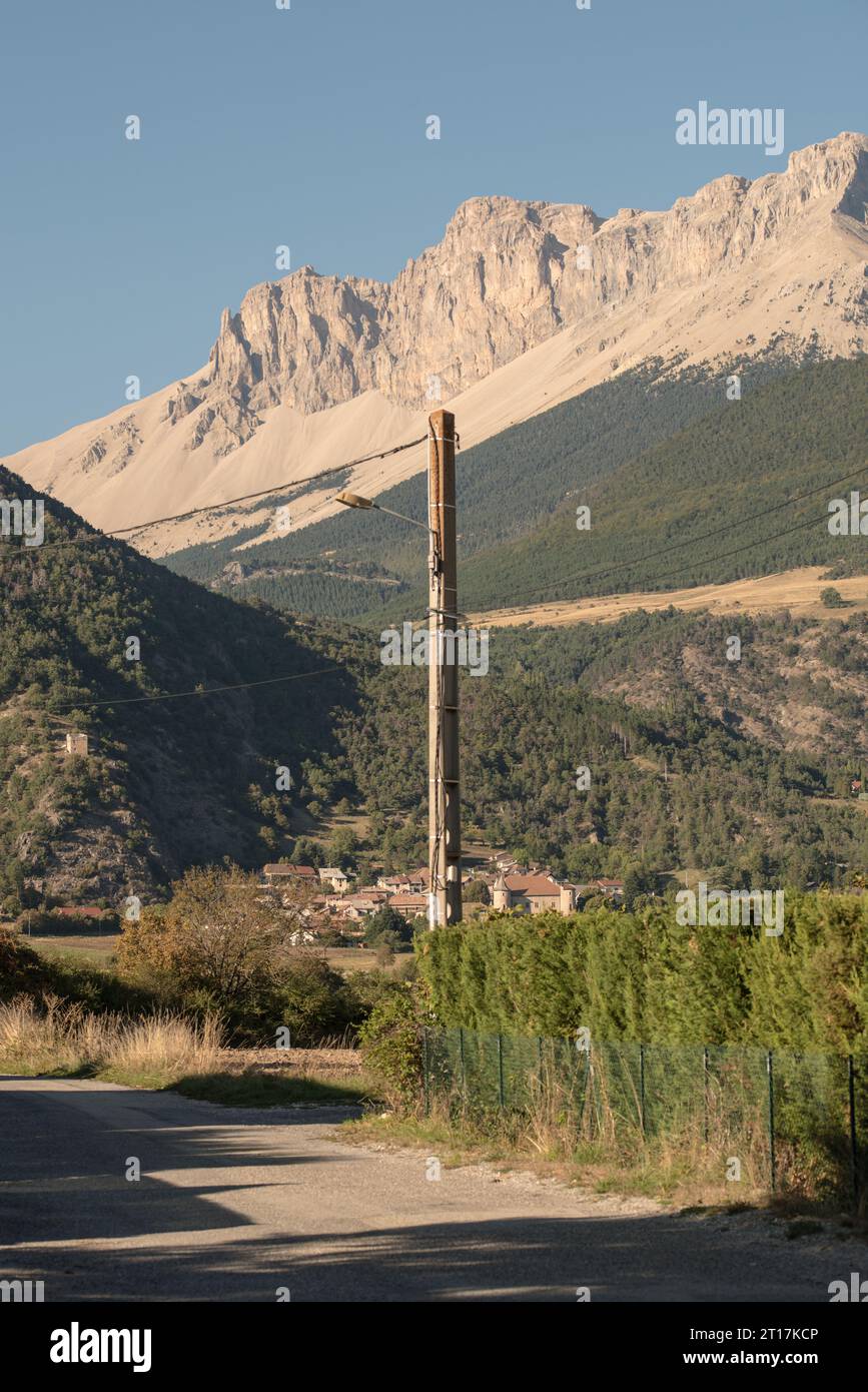 Mont Genevre pass route, italian/french alps Stock Photo - Alamy