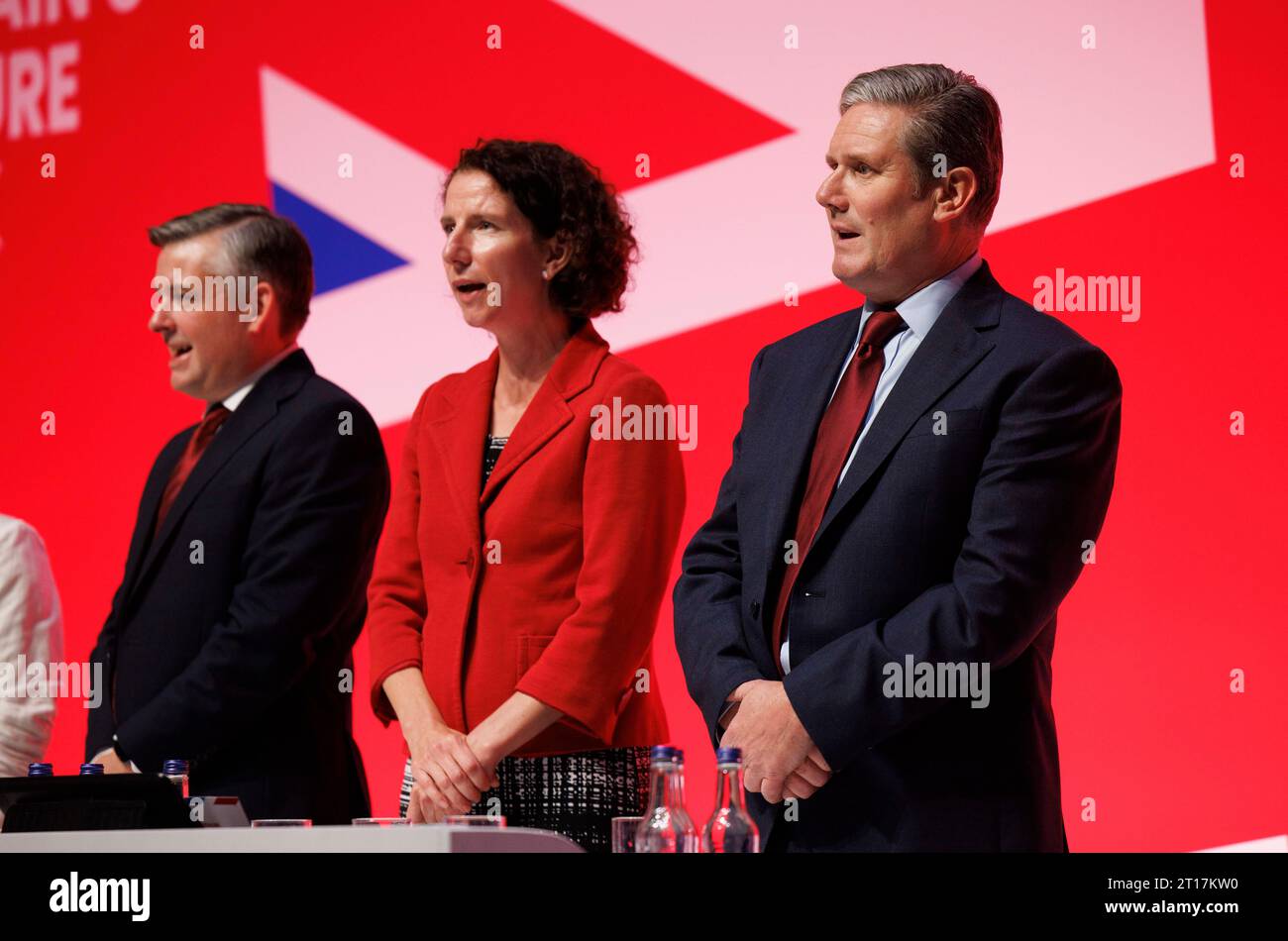 Labour Leader Keir Starmer, Shadow Business secretary Jonathan Ashworth ...