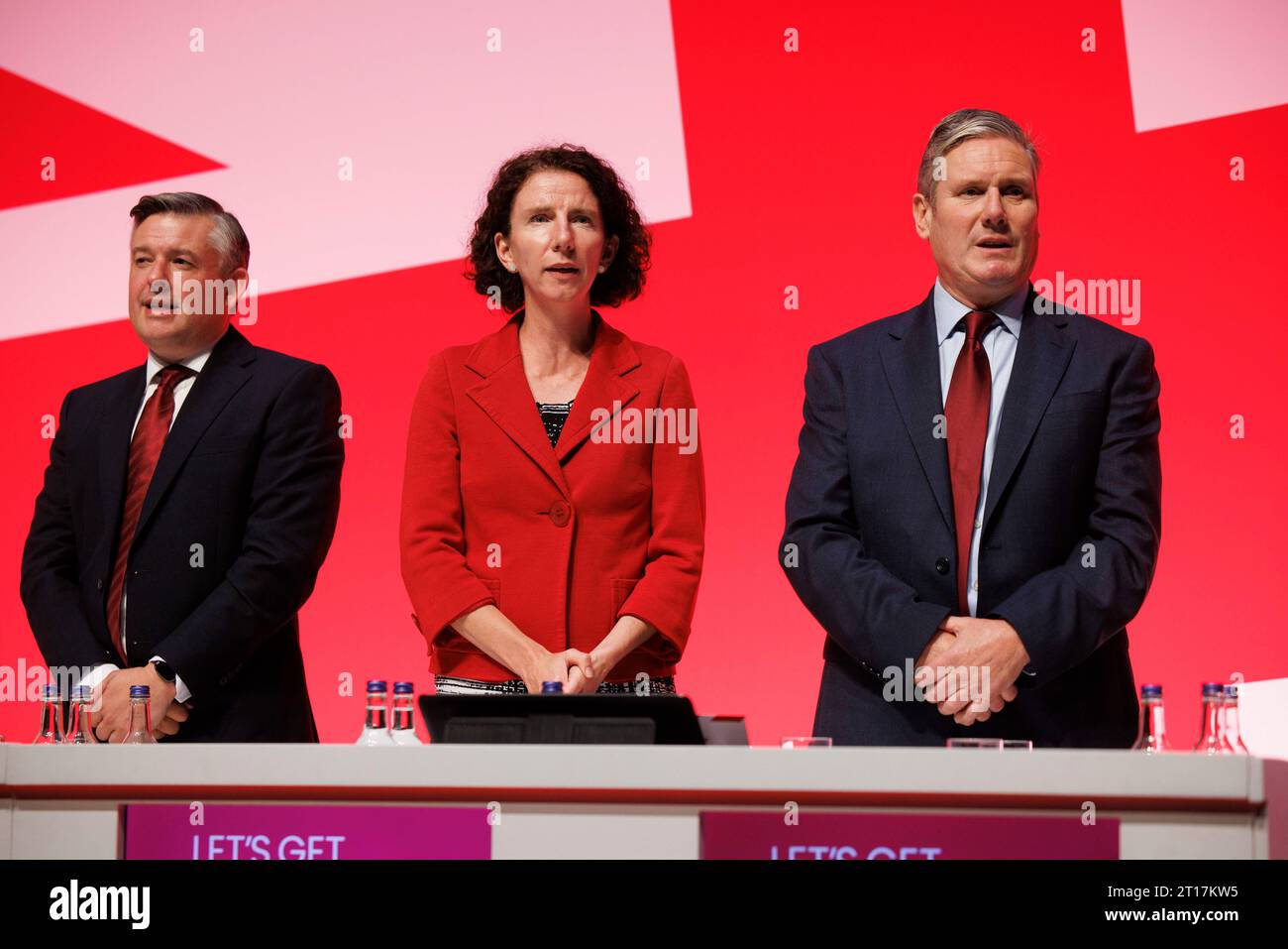 Labour Leader Keir Starmer, Shadow Business secretary Jonathan Ashworth ...