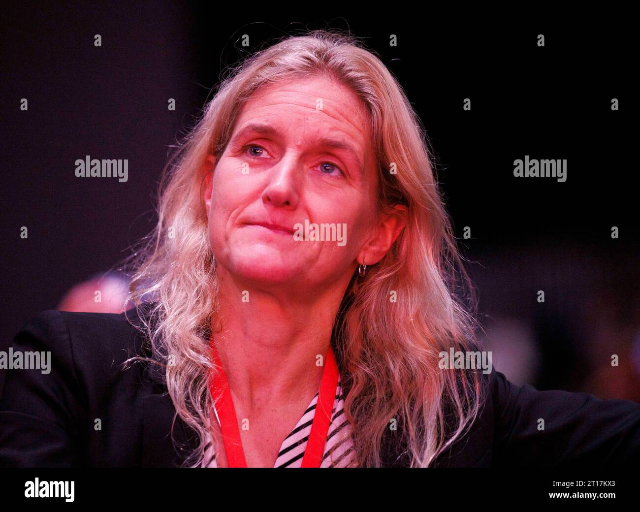 Kim Leadbeater, MP for Batley and Spen, at the Labour Party Conference ...