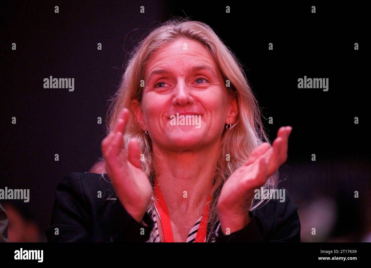Kim Leadbeater, MP for Batley and Spen, at the Labour Party Conference ...