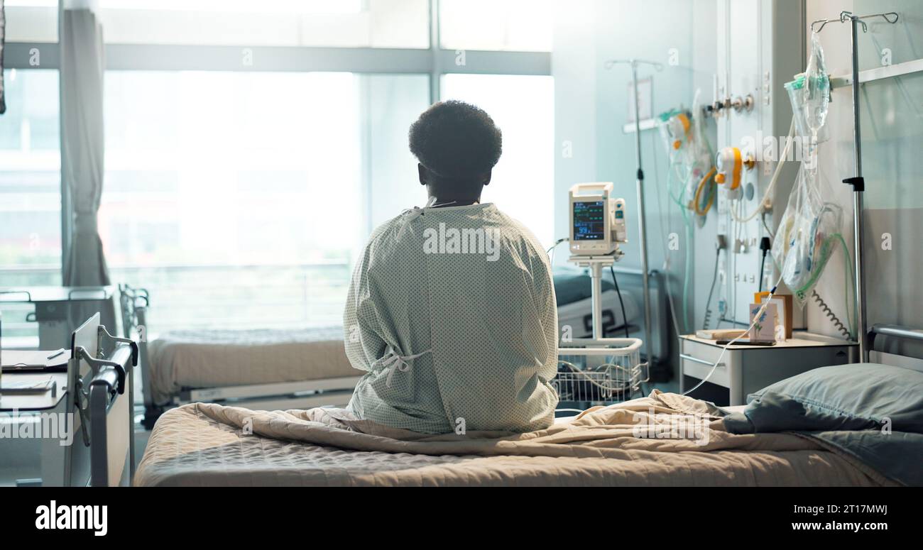 Black man in hospital bed hi-res stock photography and images - Alamy