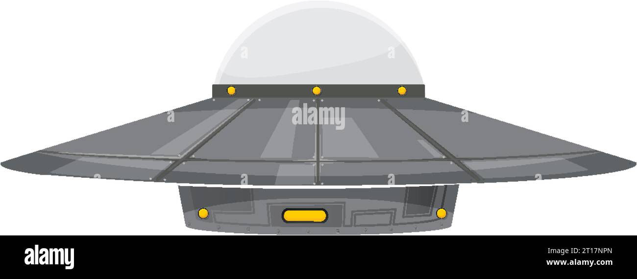 A vector cartoon illustration of an isolated UFO UAP Stock Vector Image ...