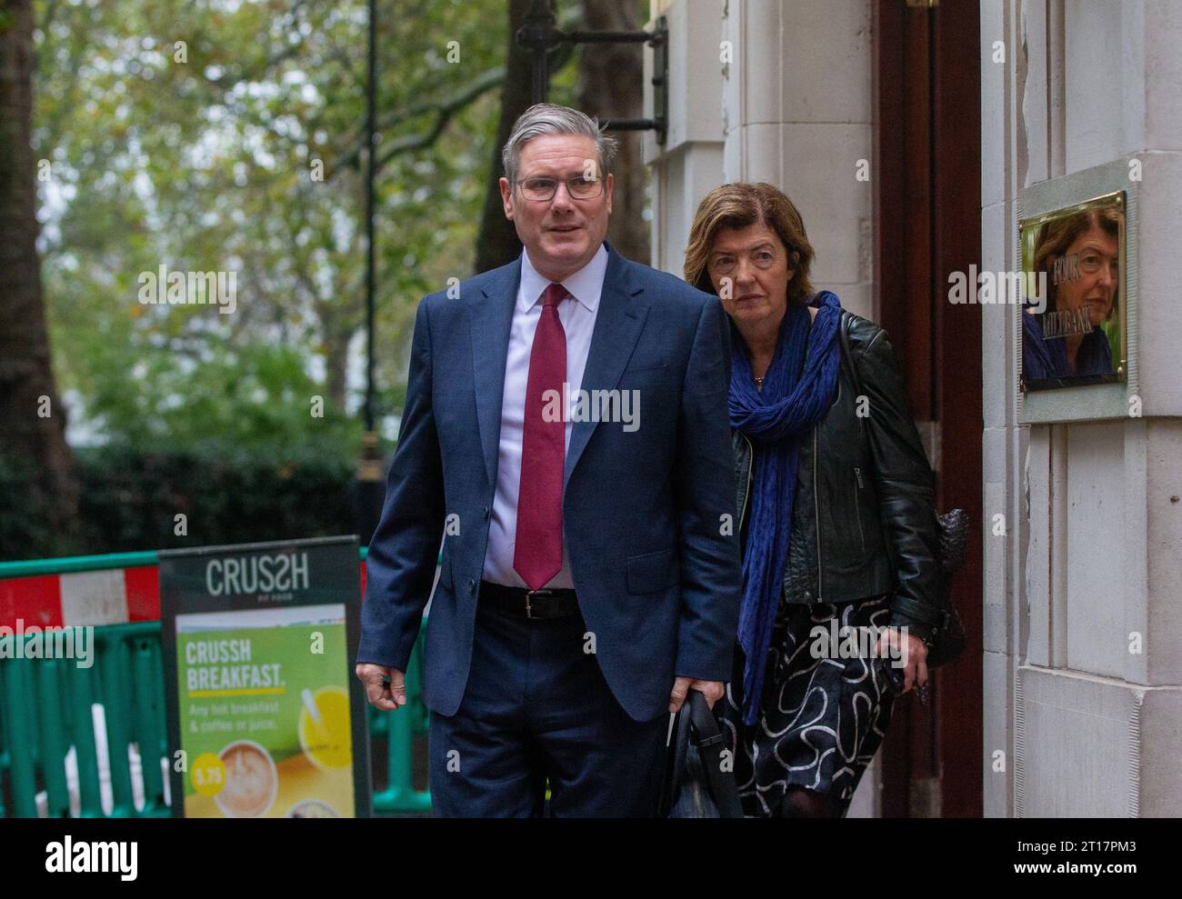 London, England, UK. 12th Oct, 2023. Labour Party leader KEIR STARMER ...