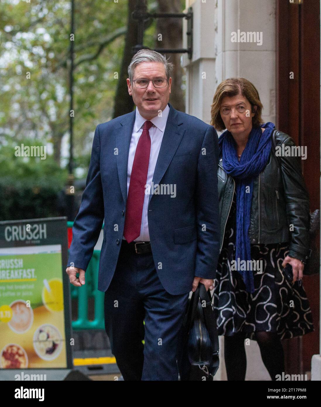 London, England, UK. 12th Oct, 2023. Labour Party leader KEIR STARMER ...