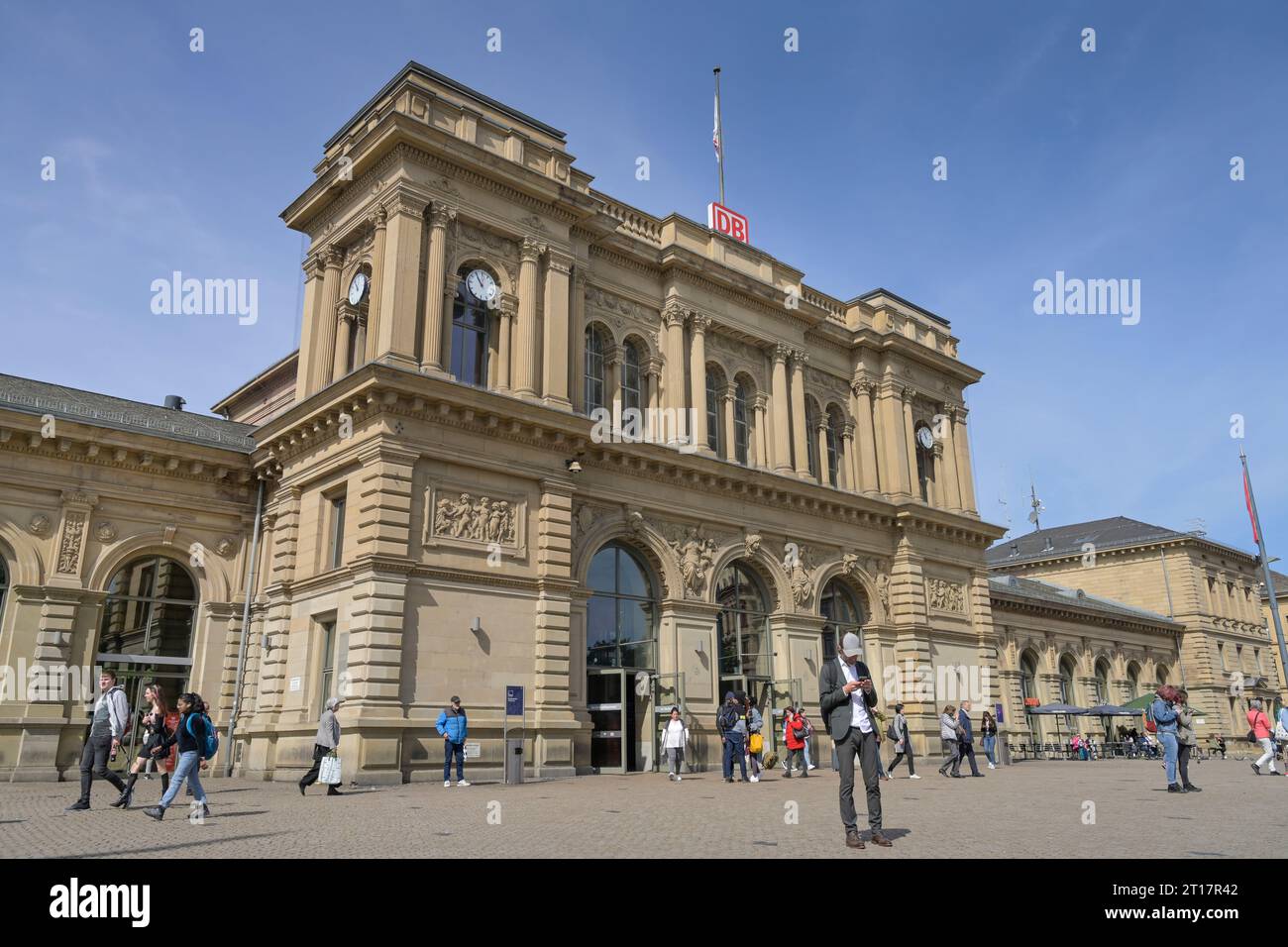 Hauptbahnhof, Bahnhofplatz, Neustadt, Mainz, Rheinland-Pfalz ...