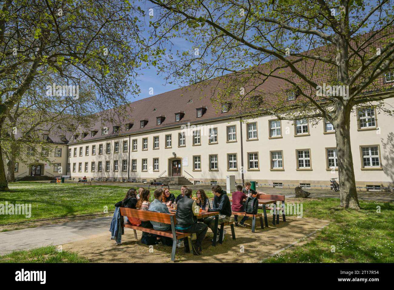 Forum Universitatis, Johannes Gutenberg-Universität, Campus Saarstraße, Mainz, Rheinland-Pfalz ...