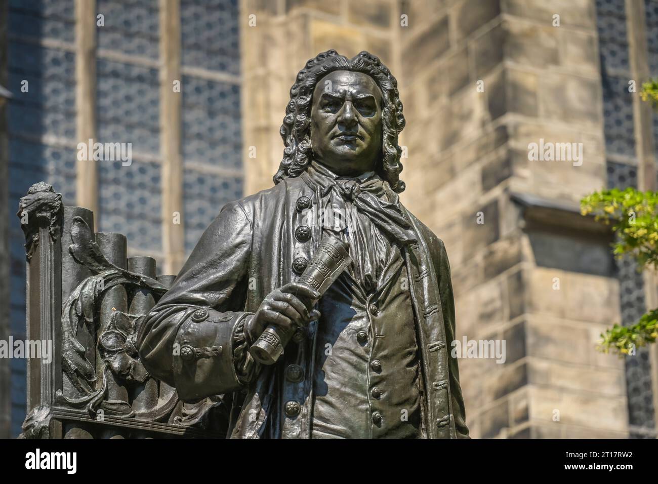 Denkmal Johann Sebastian Bach, Thomaskirche, Thomaskirchhof, Leipzig ...