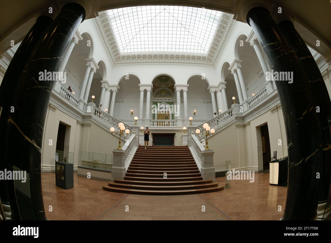 Treppenhaus, Bibliotheca Albertina, Beethovenstraße, Universität ...