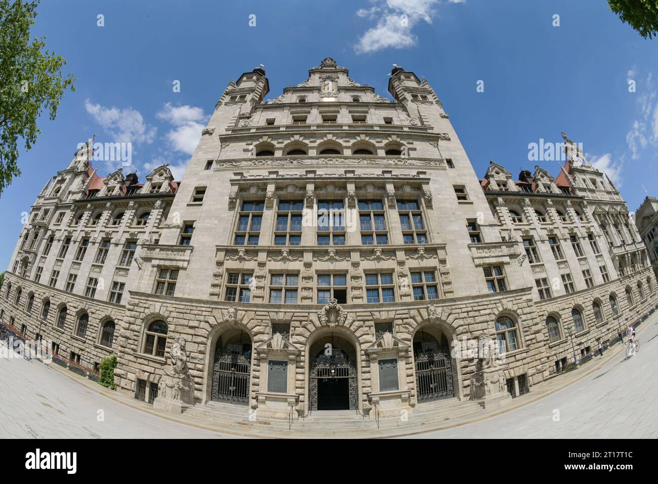 Neues Rathaus, Martin-Luther-Ring, Leipzig, Sachsen, Deutschland Stock ...