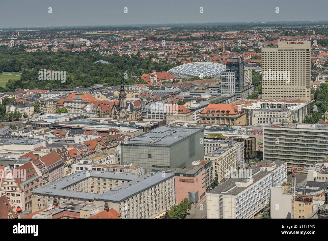 Panaroma, Innenstadt, Leipzig, Sachsen, Deutschland Stock Photo - Alamy