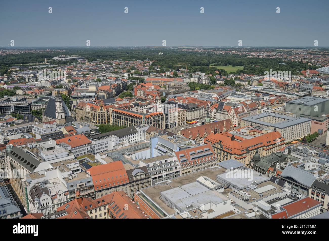 Panaroma, Innenstadt, Leipzig, Sachsen, Deutschland Stock Photo - Alamy