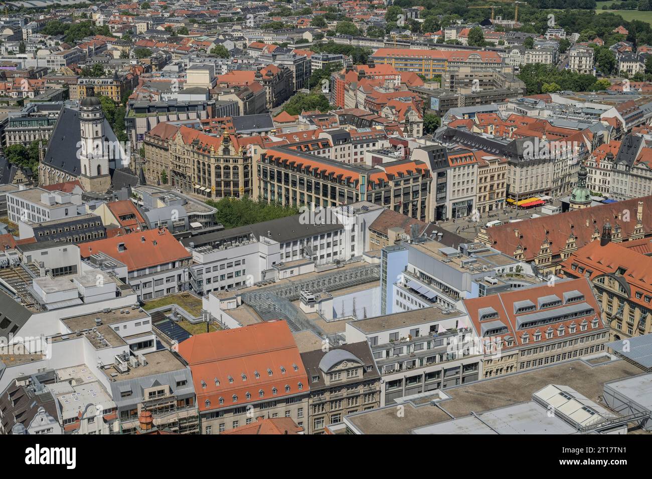 Panaroma, Innenstadt, Leipzig, Sachsen, Deutschland Stock Photo - Alamy