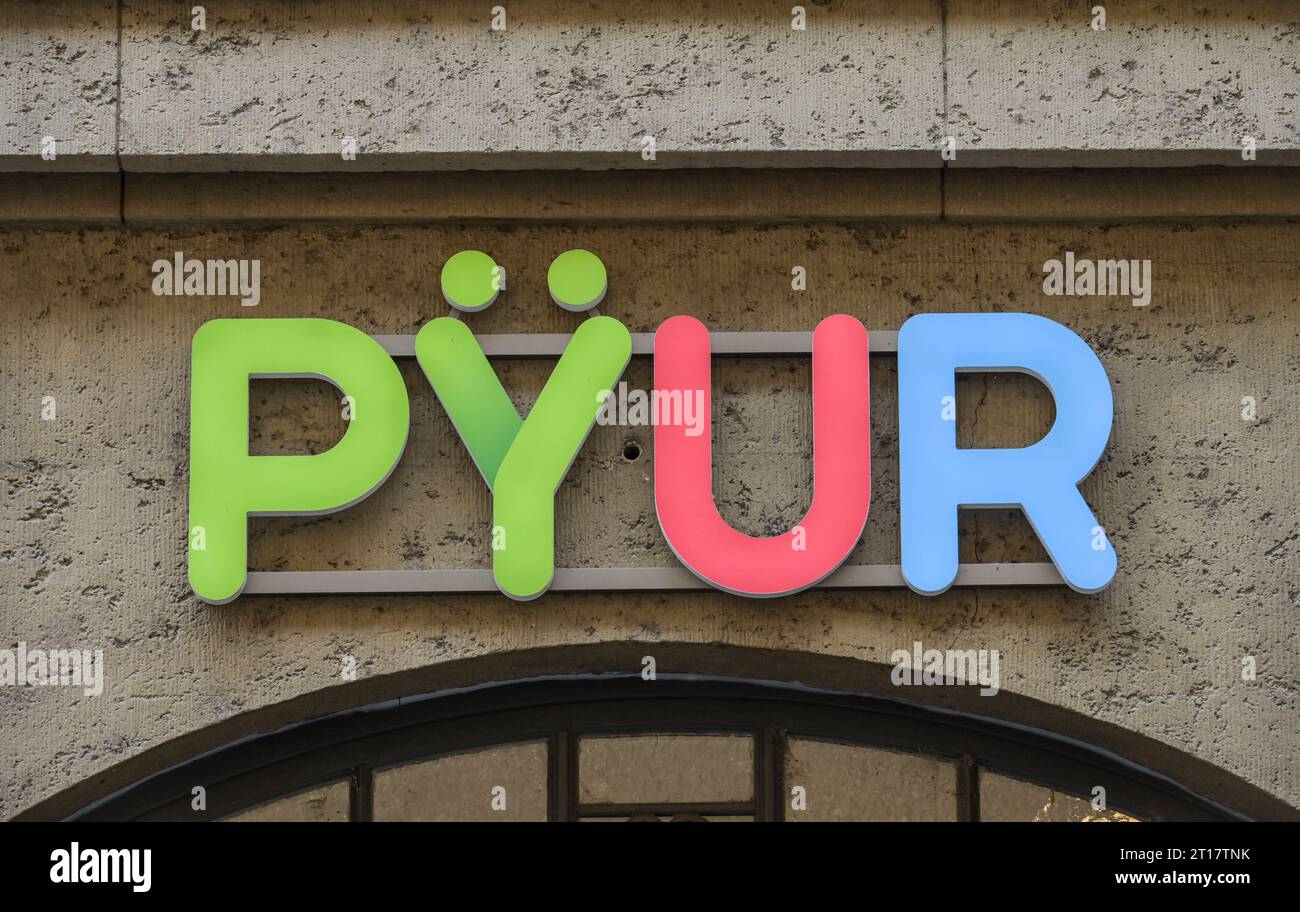 Pyur logo hi-res stock photography and images - Alamy