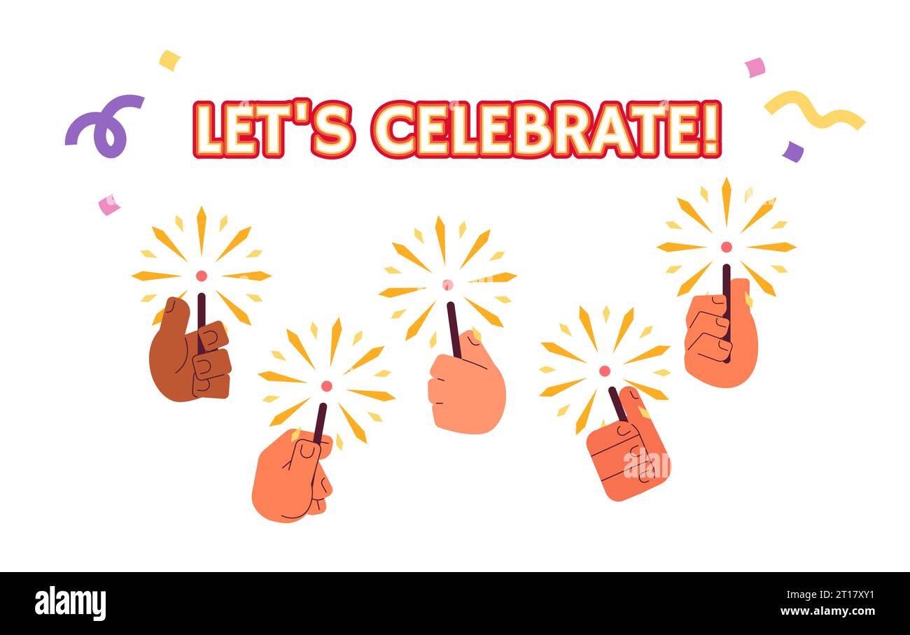 Lets celebrate ecard greeting card design Stock Vector Image & Art - Alamy