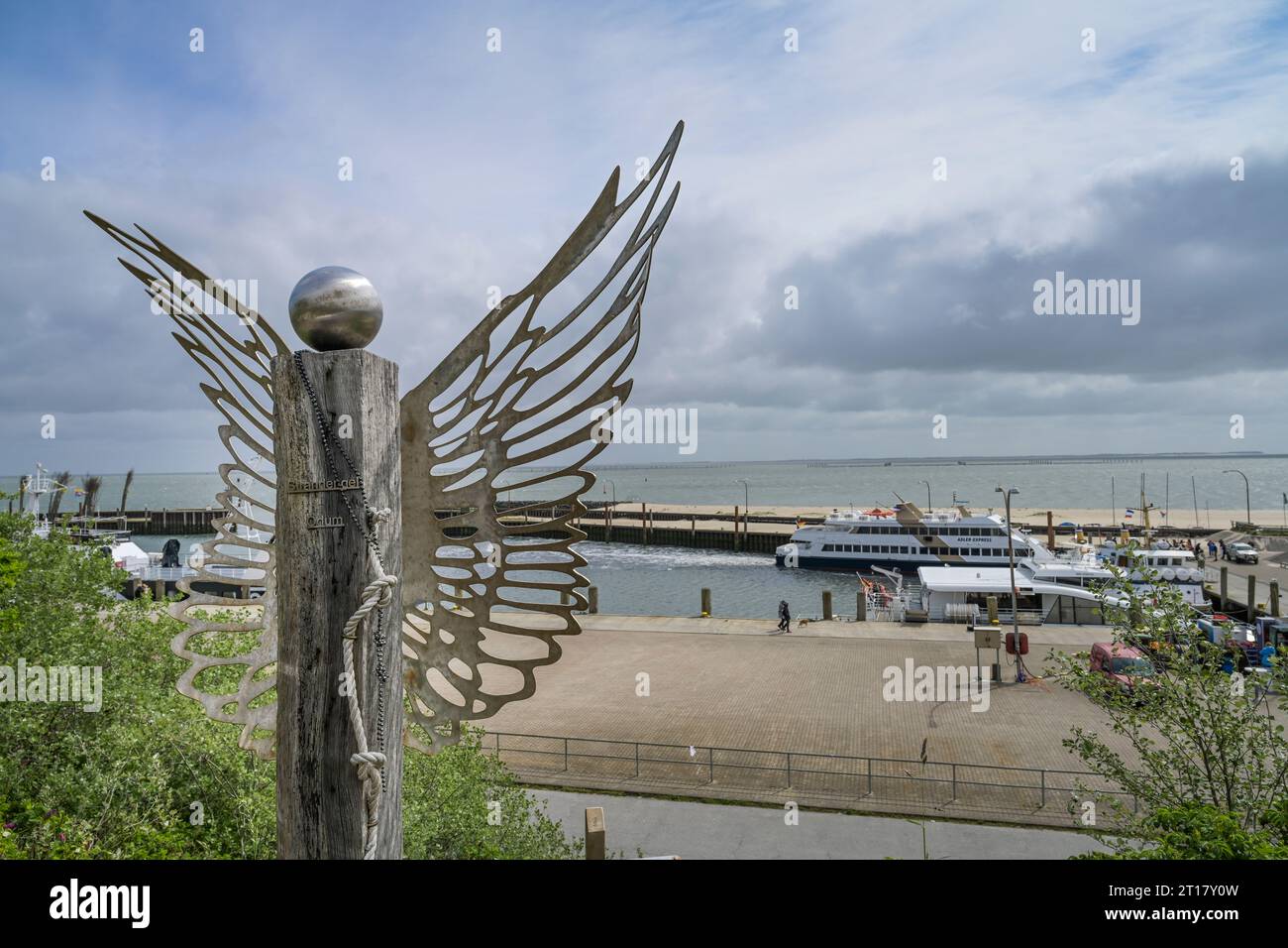 Strandengel Odum, Hafen, Hörnum, Sylt, Schleswig-Holstein, Deutschland ...