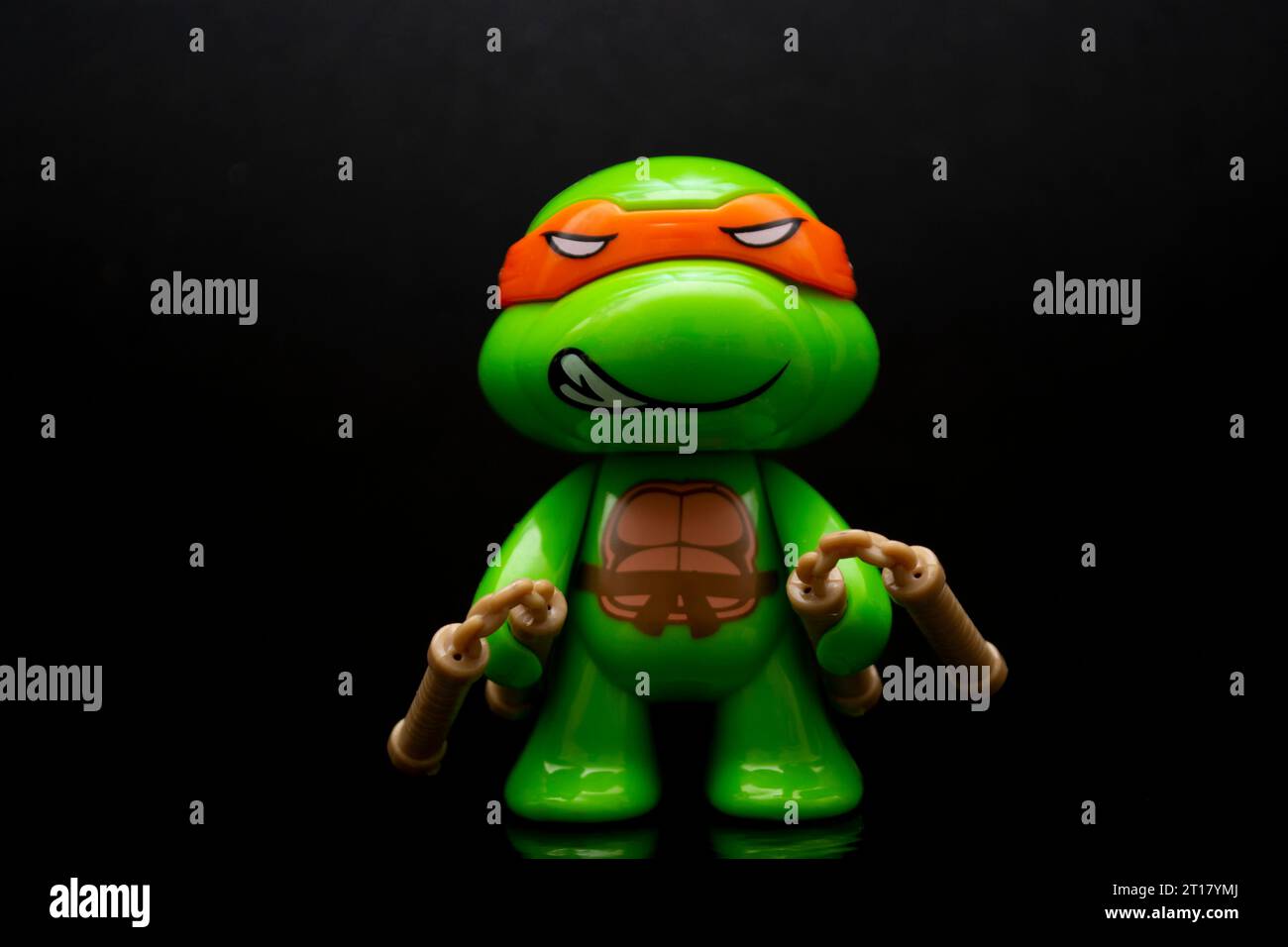 Teenage Mutant Ninja Turtles - Toys of turtles with black background ...