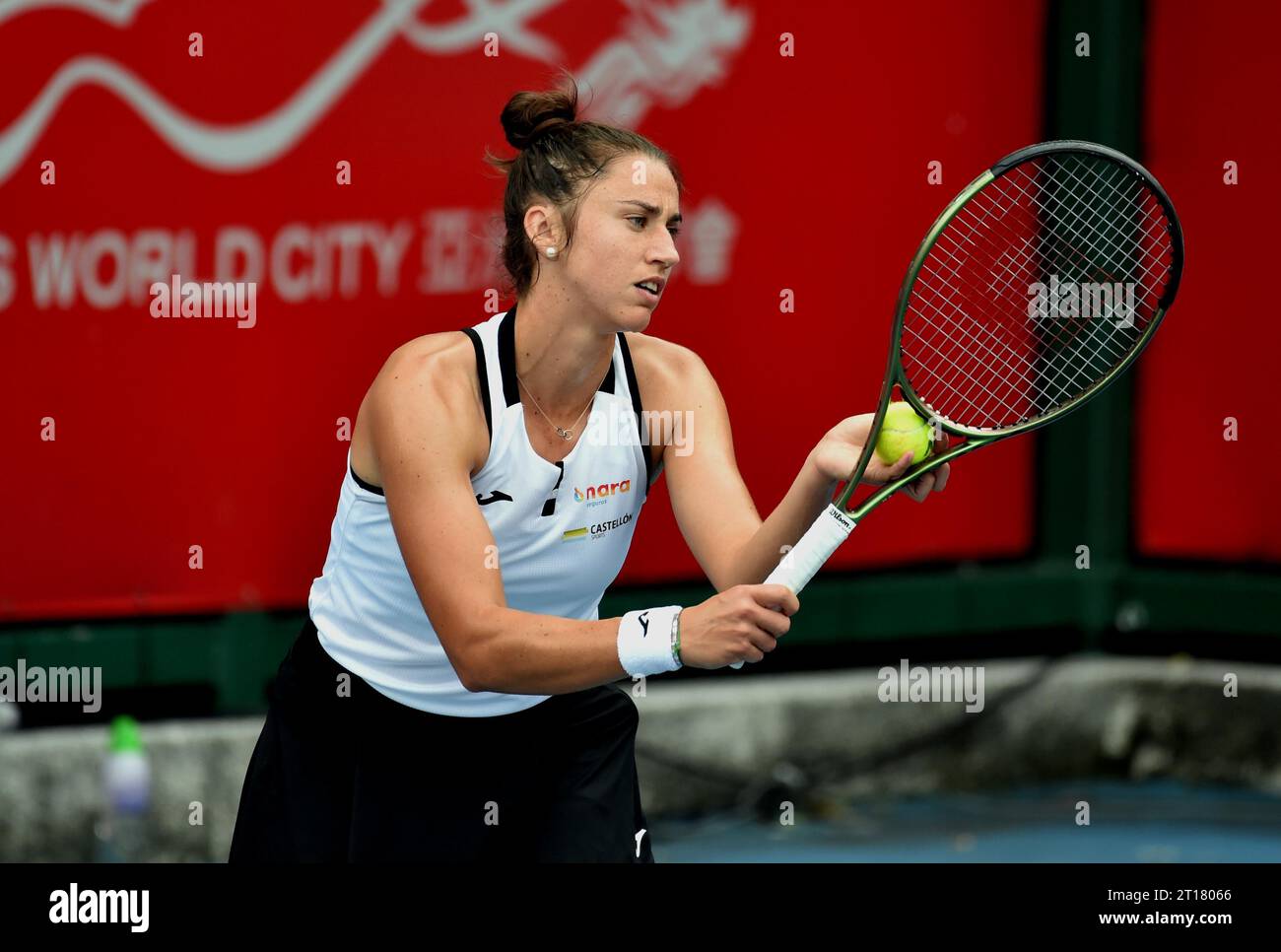 Hong Kong, China, 11 October, 2023. Spanish professional tennis player ...