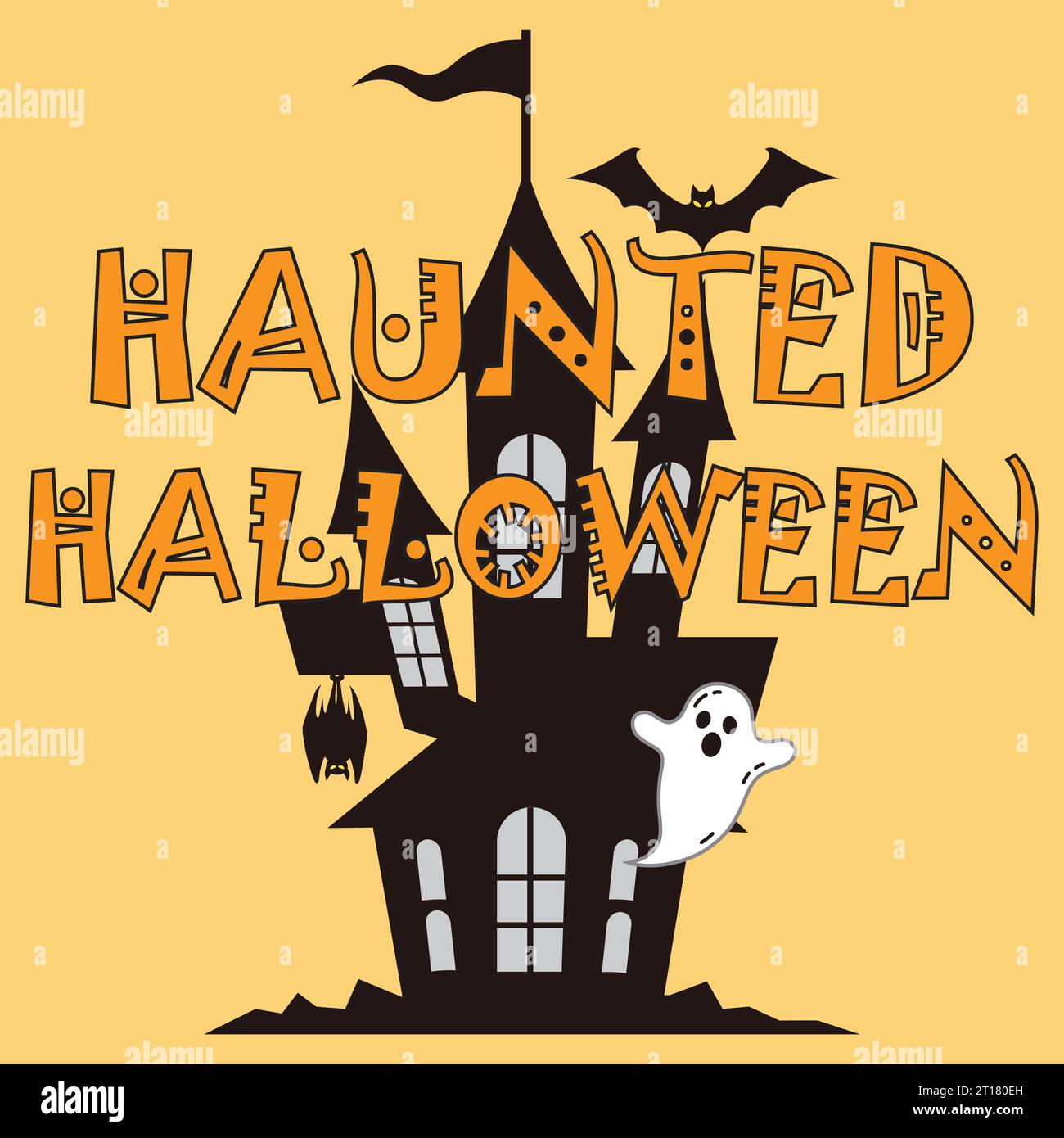 Halloween poster design pumpkins hi-res stock photography and images ...