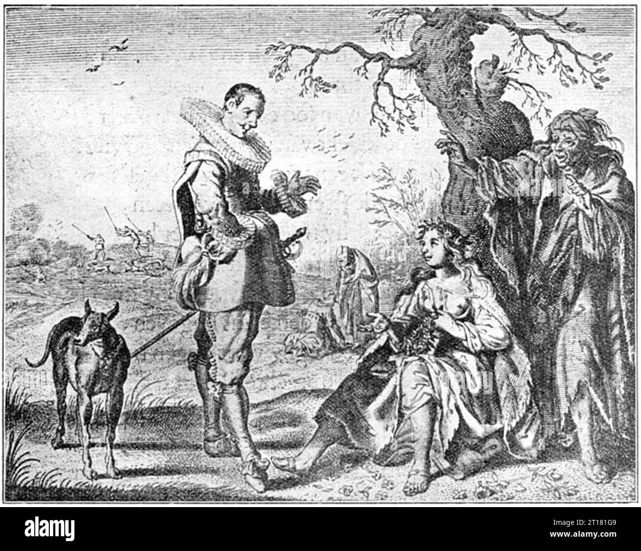 Precious and Don John by Adriaen Matham Stock Photo - Alamy