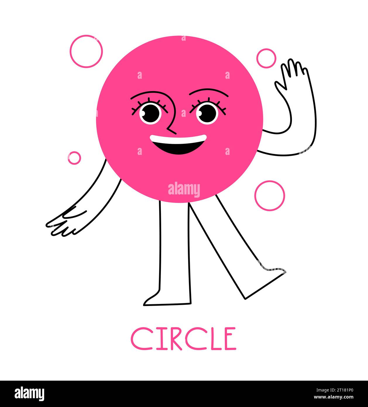 Circle geometric figure, character vector Stock Vector Image & Art - Alamy