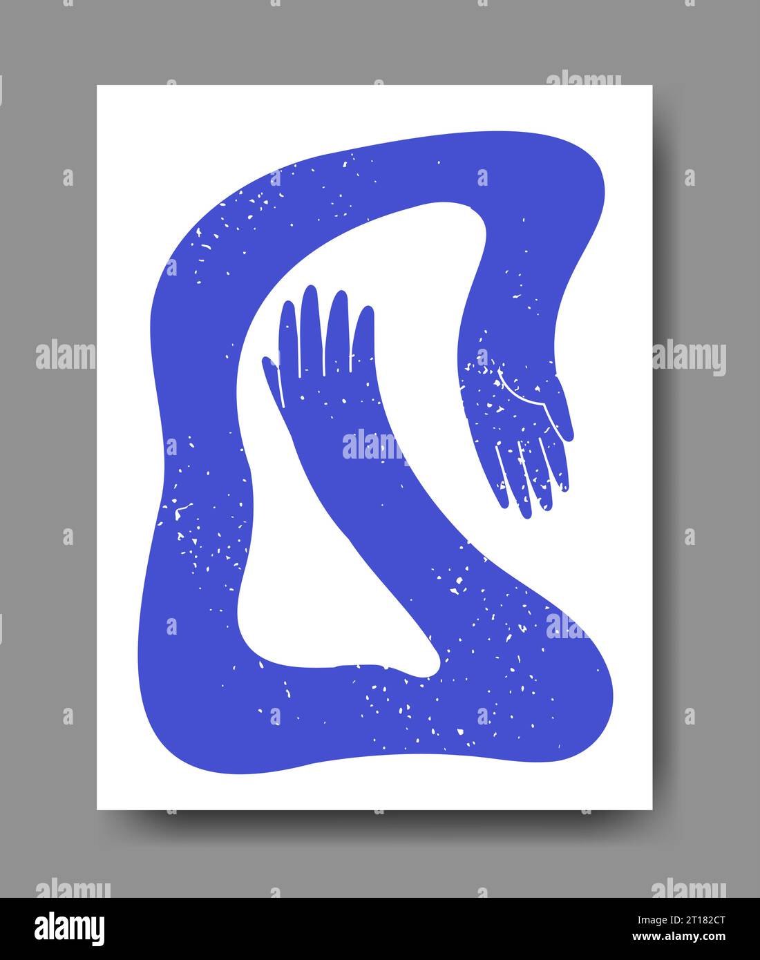Abstract wiggling gesticulating hands vector Stock Vector Image & Art ...