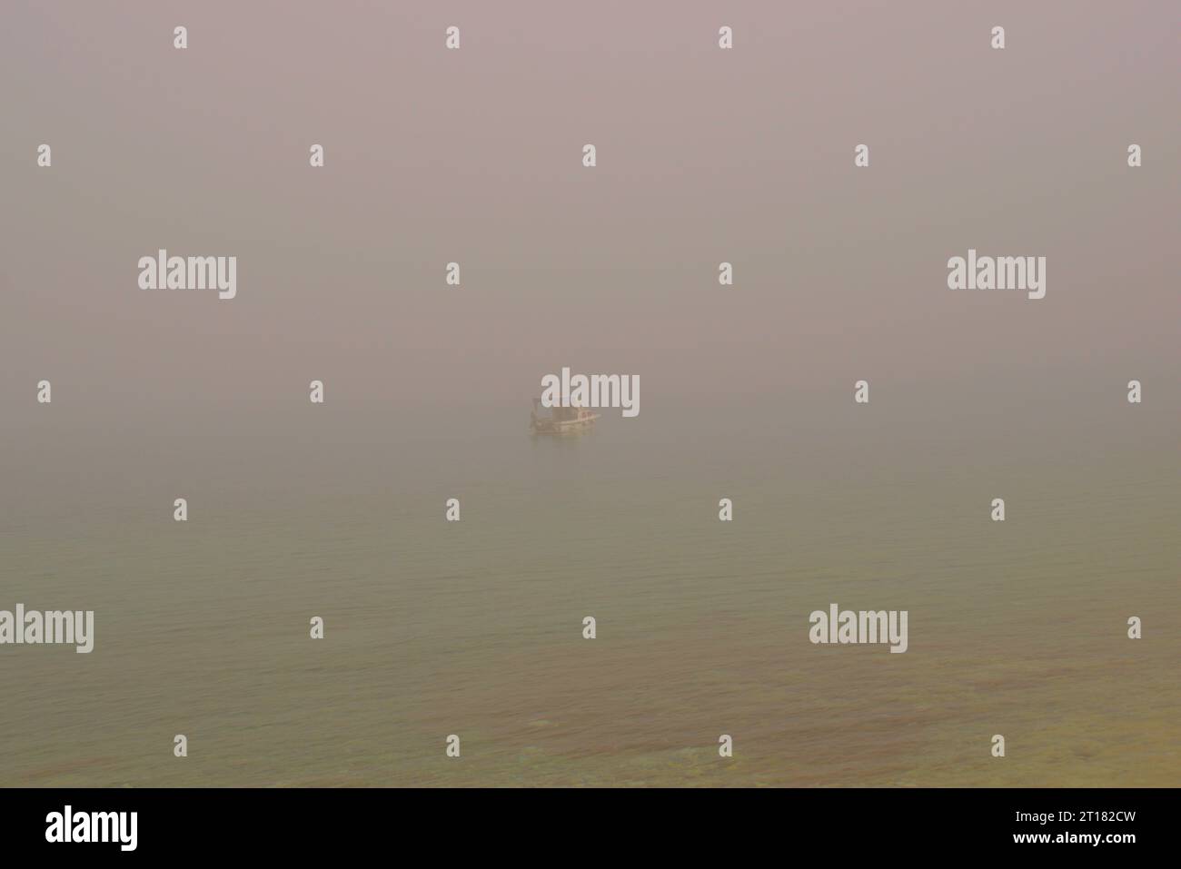 sea in fog Stock Photo - Alamy