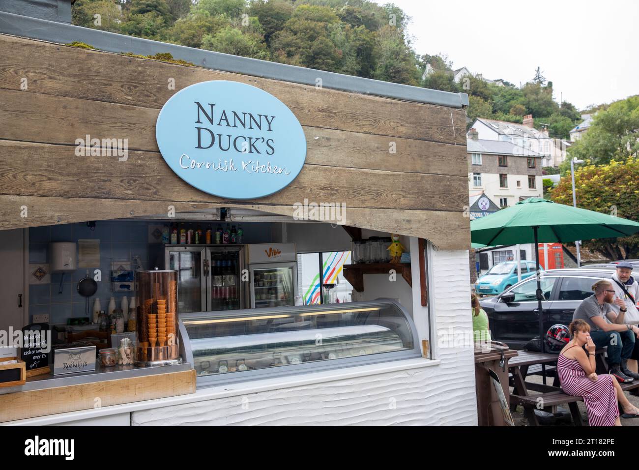 Polperro Cornwall Nanny Ducks vegan bakery selling Cornish ice cream ...