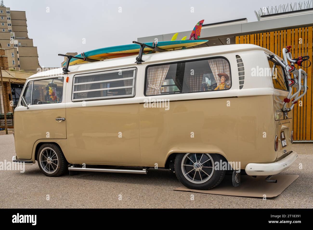 Scheveningen, The Netherlands, 14.05.2023, Retro Volkswagen Kombi from ...