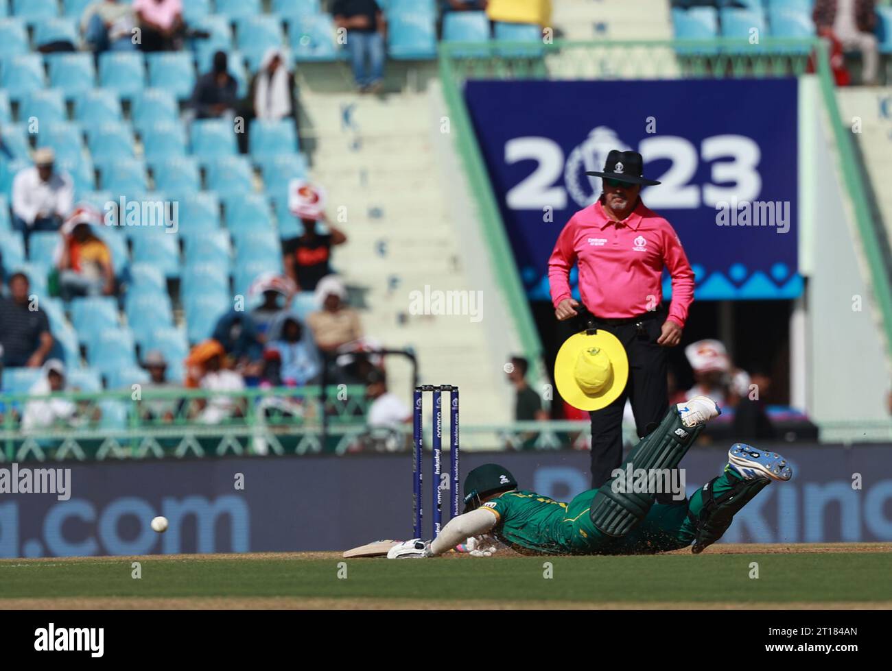 Lucknow, Uttar Pradesh, India. 12th Oct, 2023. Temba Bavuma of South ...