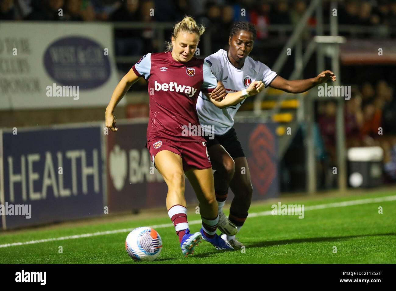 London UK. 11 October 2023. Freda Ayisi, Kirsty Smith during the Conti ...