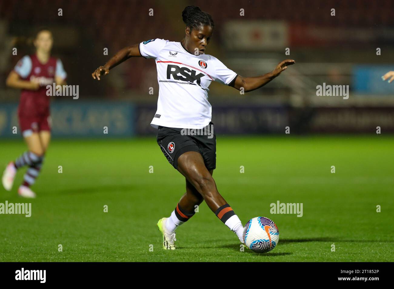 London, UK. 11 October 2023. Freda Ayisi during the Conti Cup fixture ...