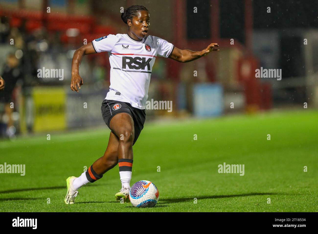 London, UK. 11 October 2023. Freda Ayisi during the Conti Cup fixture ...