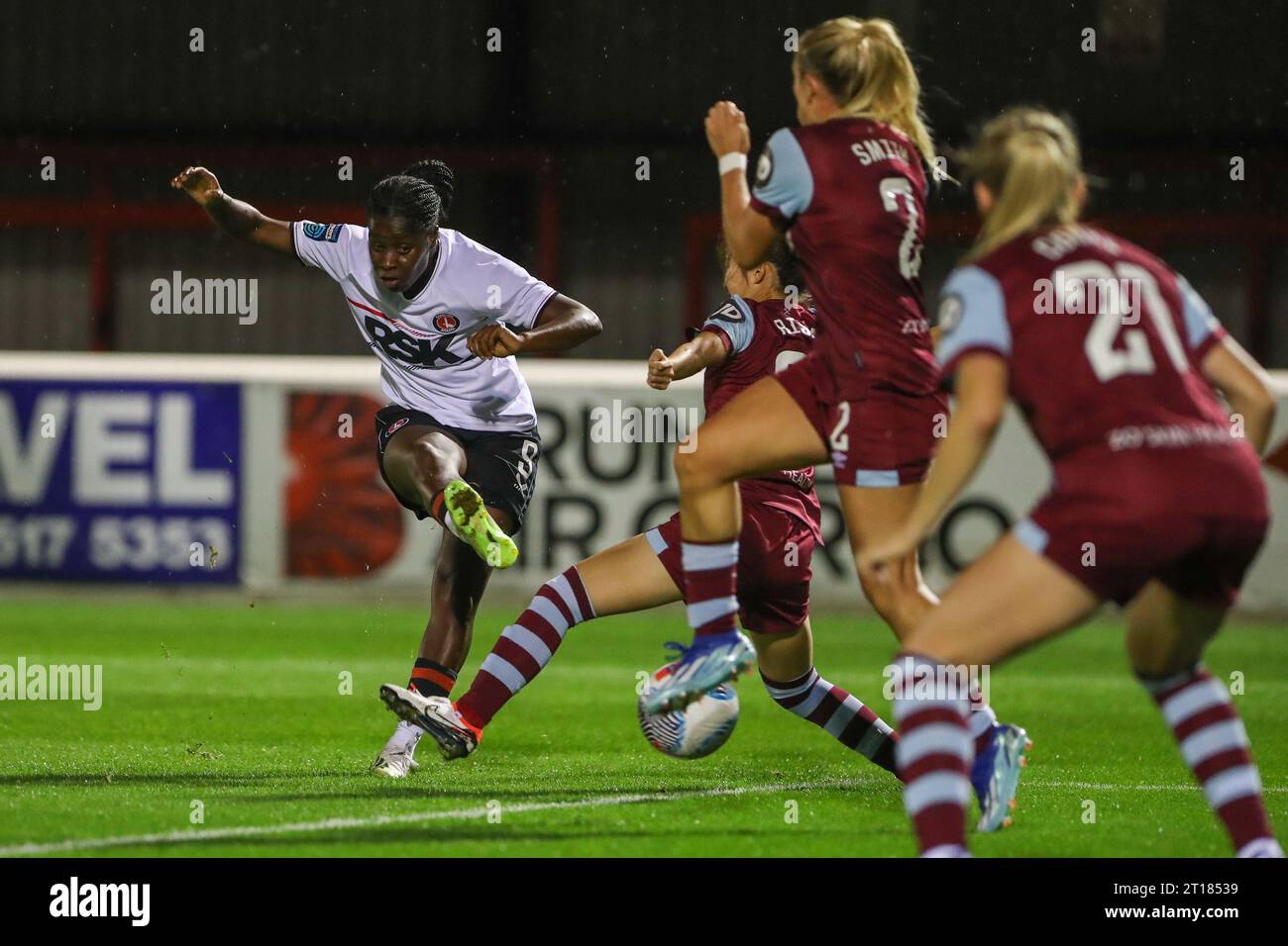 London, UK. 11 October 2023. Freda Ayisi during the Conti Cup fixture ...
