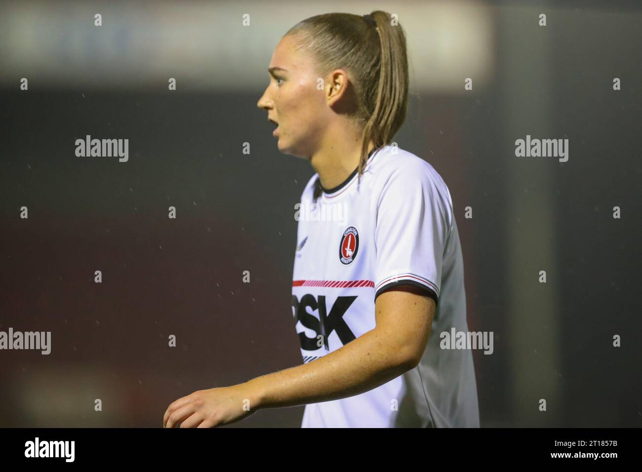 London, UK. 11 October 2023. Mia Ross during the Conti Cup fixture ...