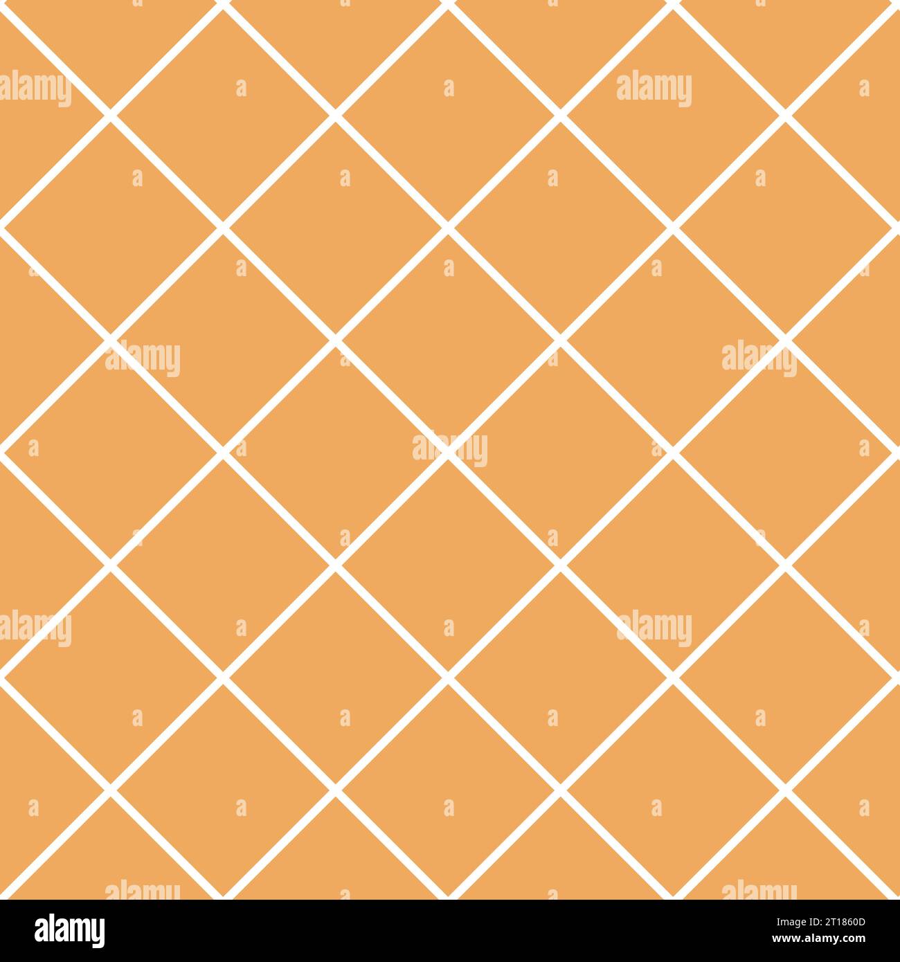 simple check pattern minimalism. white cage on an orange background ...